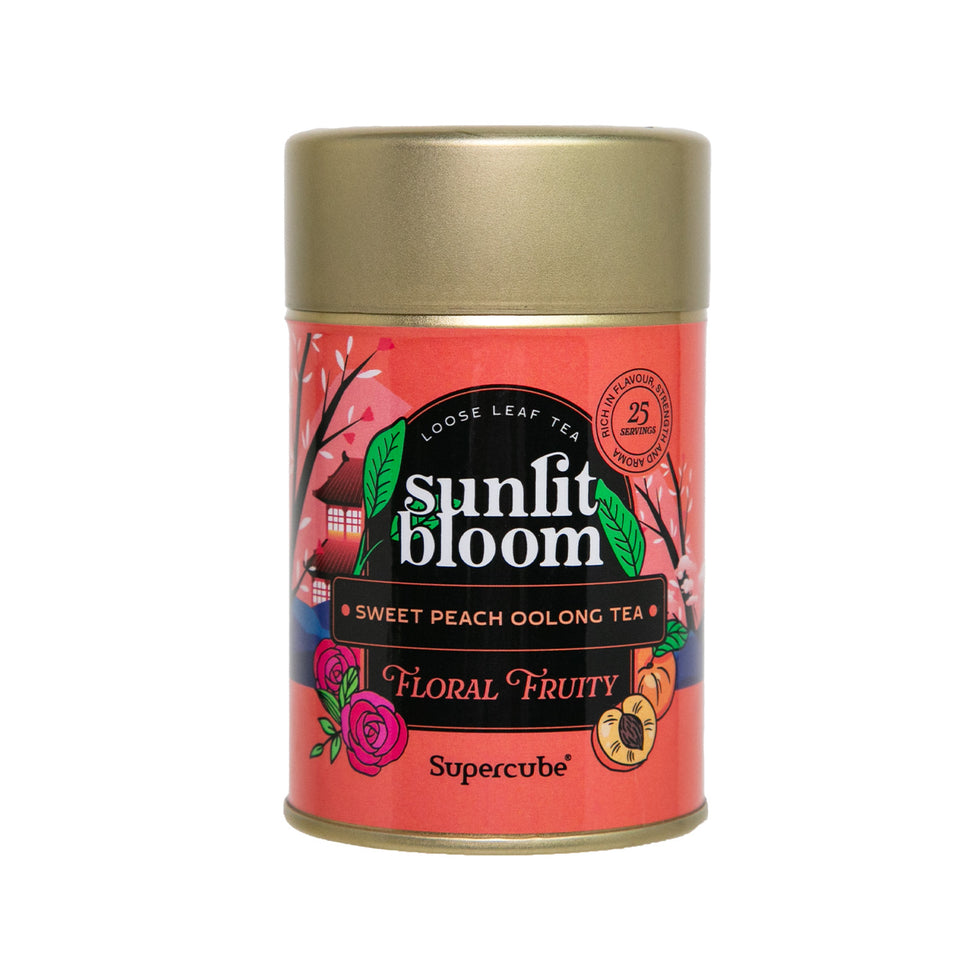 Sweet Peach Oolong Tea - Sunlit Bloom – Supercube